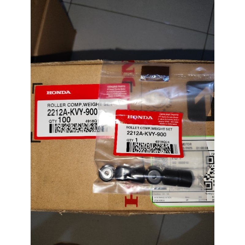 Jual Roller Comp Weight Set/Roller. BEAT 110 KARBU. 2212A-KVY-900. ORI ...