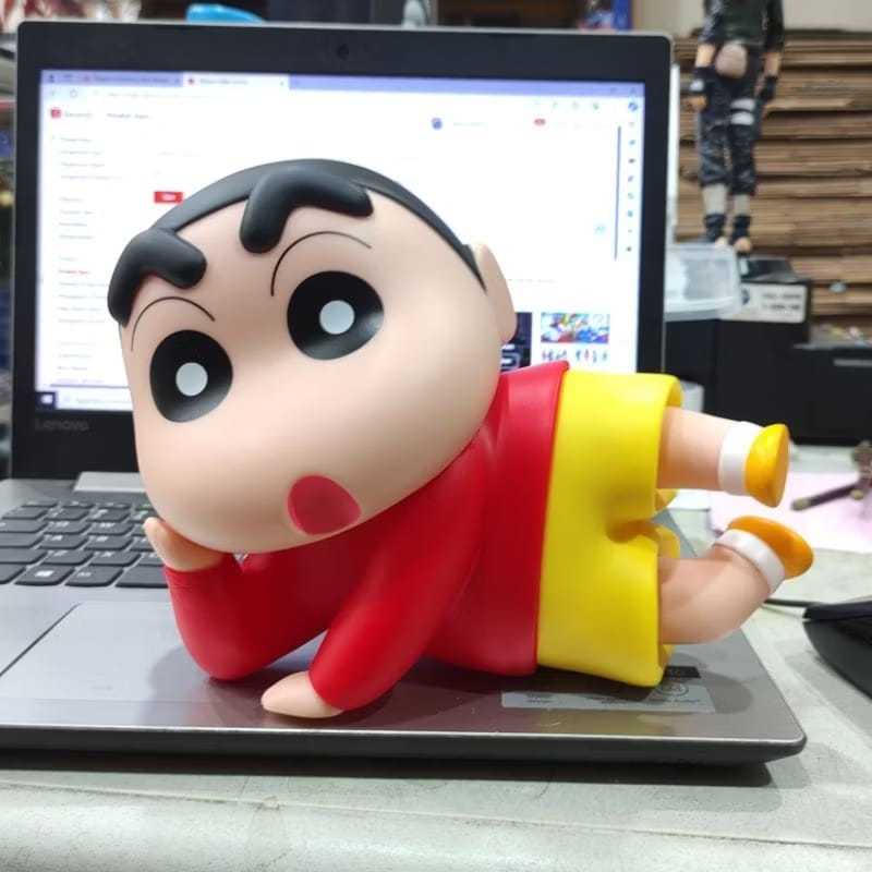 Jual Action Figure Shinchan Big Size Lazy Pose Sleep Shin Chan Crayon ...