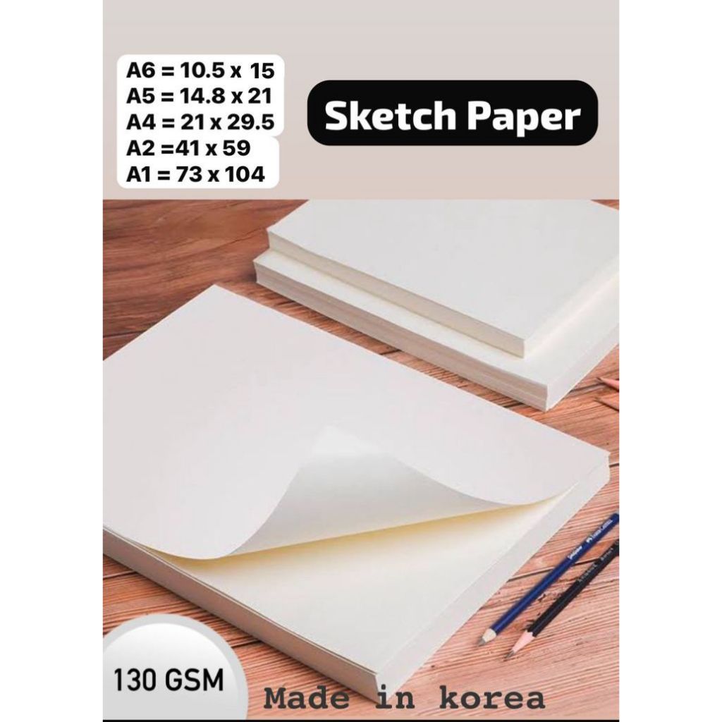 Jual scetch paper import merek leyton ukuran a5 ( 14.8 x 21 cm)) satuan ...
