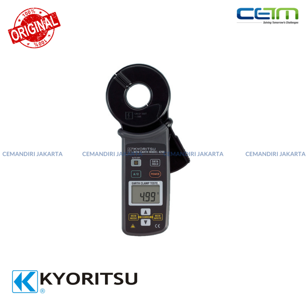 Jual KYORITSU MODEL 4200 EARTH CLAMP TESTER | Shopee Indonesia
