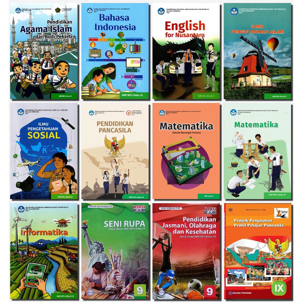 Jual BUKU KURIKULUM MERDEKA KELAS 9 SMP MTS KUMER KURMER ORIGINAL KEMENDIKBUD | Shopee Indonesia
