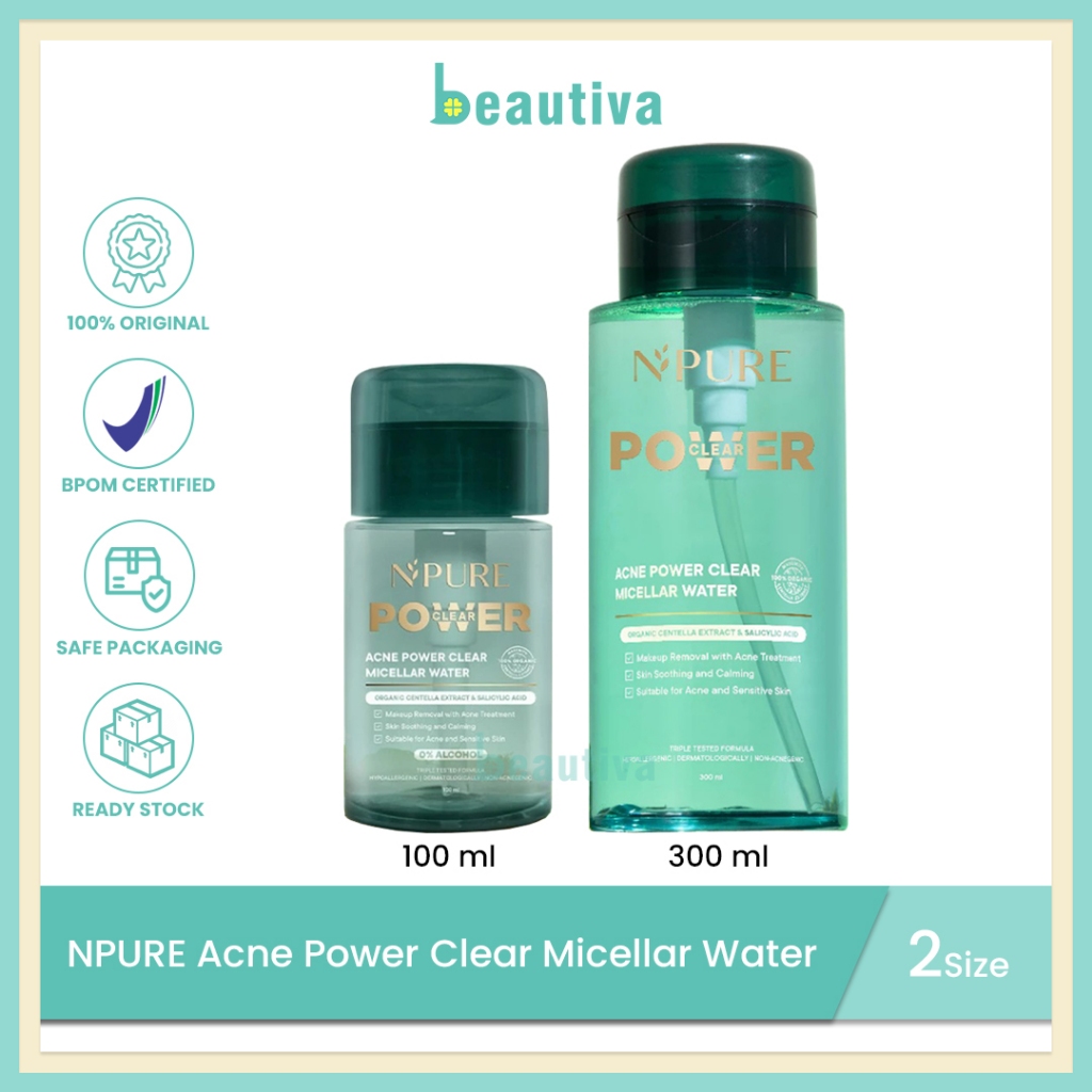 Jual NPURE Acne Power Clear Micellar Water | Shopee Indonesia
