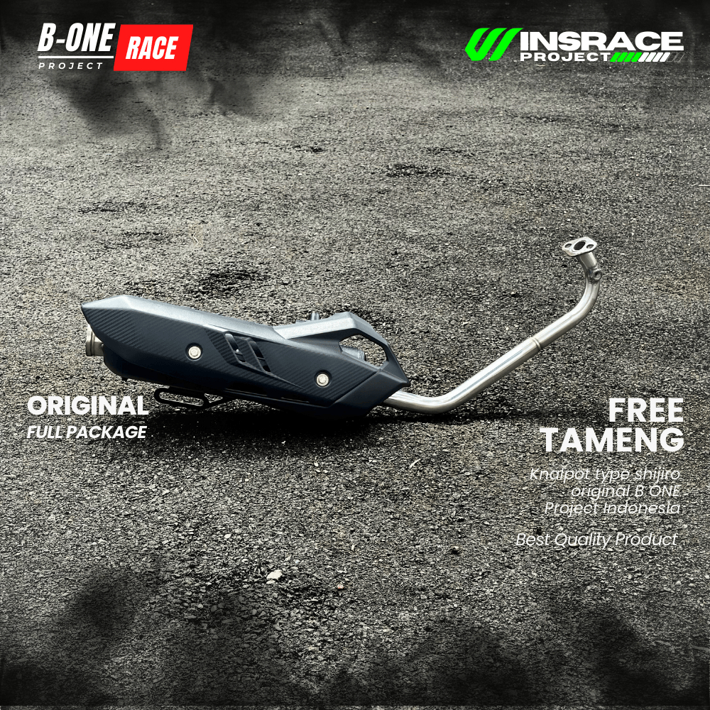 Jual KNALPOT MONCONG SHIJIRO B ONE PROJECT AEROX SCOOPY MIO VARIO 160 ...