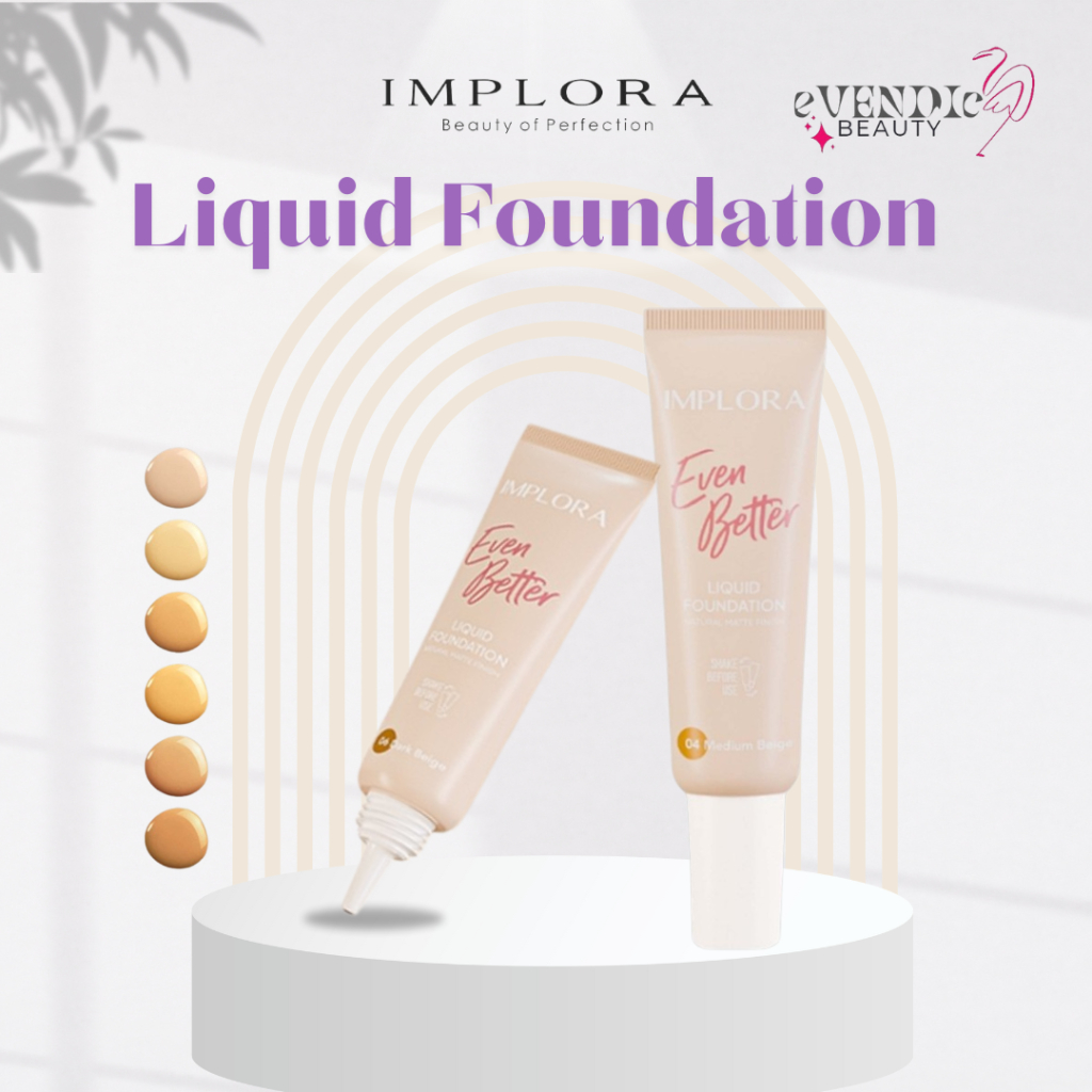 Jual READY Implora Even Better Liquid Foundation 25GR / alas bedak ...