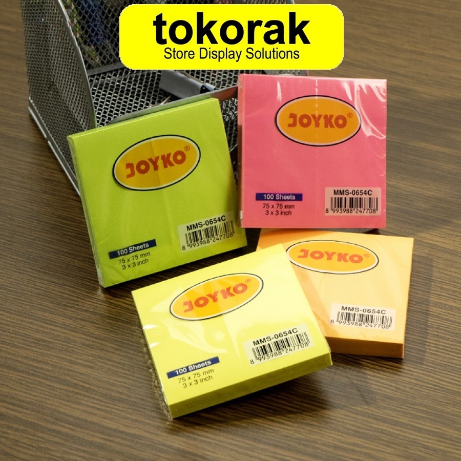Jual JOYKO MEMO STICK MMS-0654C 75 X 75 MM JOYKO MEMO PELEKAT STICKY ...