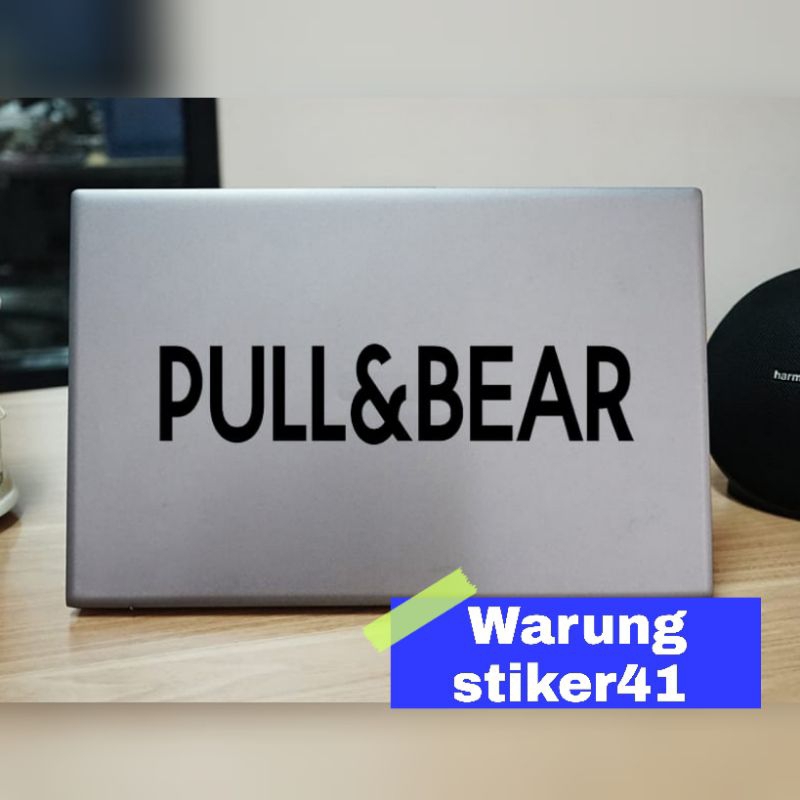 Jual stiker laptop pull bear sticker cutting keren | Shopee Indonesia