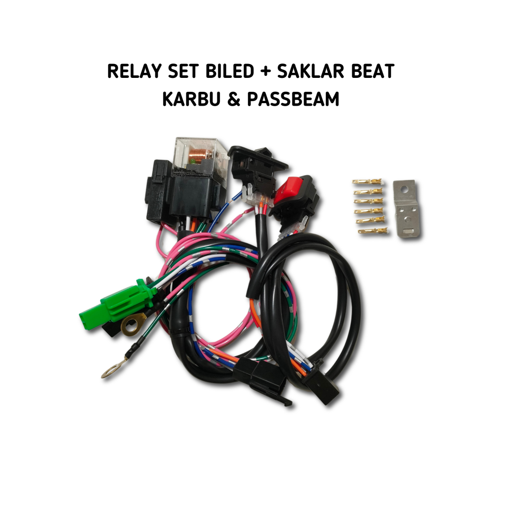 Jual Kabel Relay Set Lampu Biled | Saklar Beat Karbu Vario Karisma ...