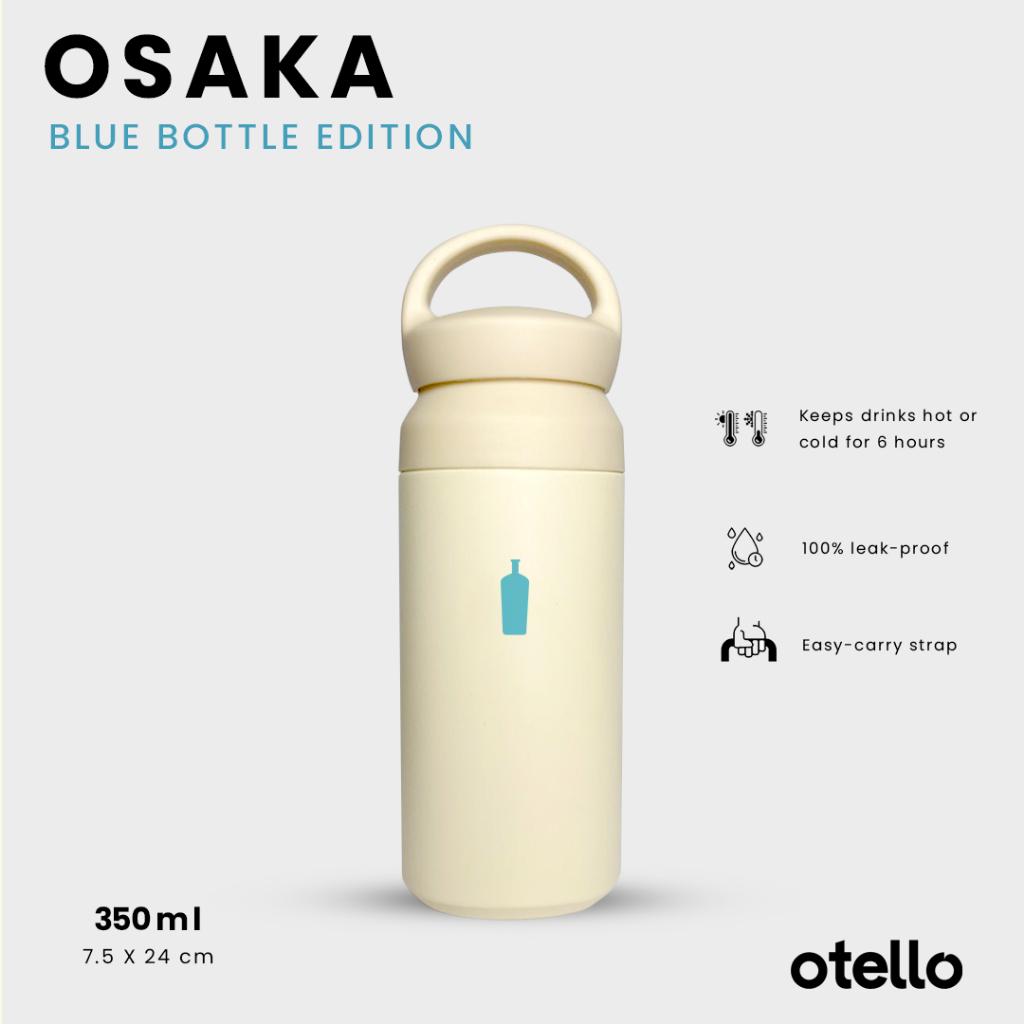 Jual Tumbler Botol Air Minimalist Aesthetic Blue Bottle & Human Made ...