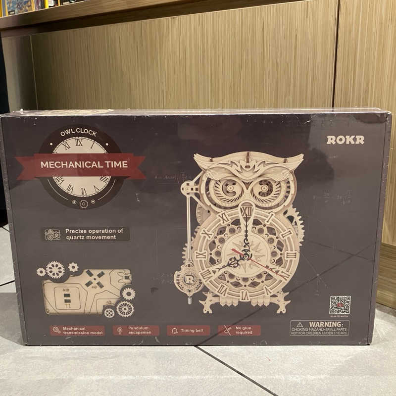 Jual ROBOTIME Owl Clock LK503 Battery Mechanical Gears Kit | Shopee ...