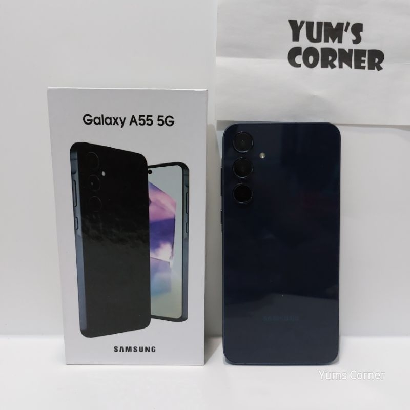 Jual Handphone Samsung A55 5G 8/256 Second Fullset | Shopee Indonesia