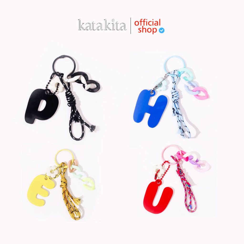 Jual Katakita Gantungan Huruf NEW Alphabet / Bag Charm / Keychain Abjad ...
