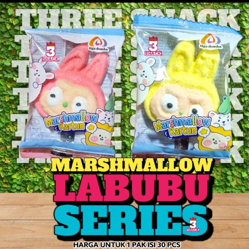 Jual 1 PAK MARSHMALLOW LABUBU MIX KARTUN ISI 30 | Shopee Indonesia