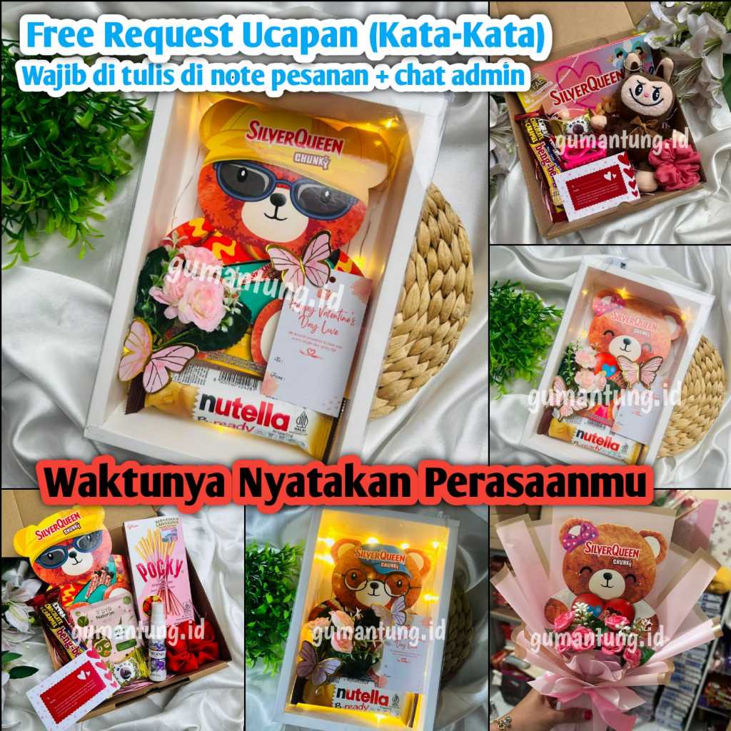 Jual Coklat Silverqueen Beruang Bear Love Chocolate Valentine Day ...