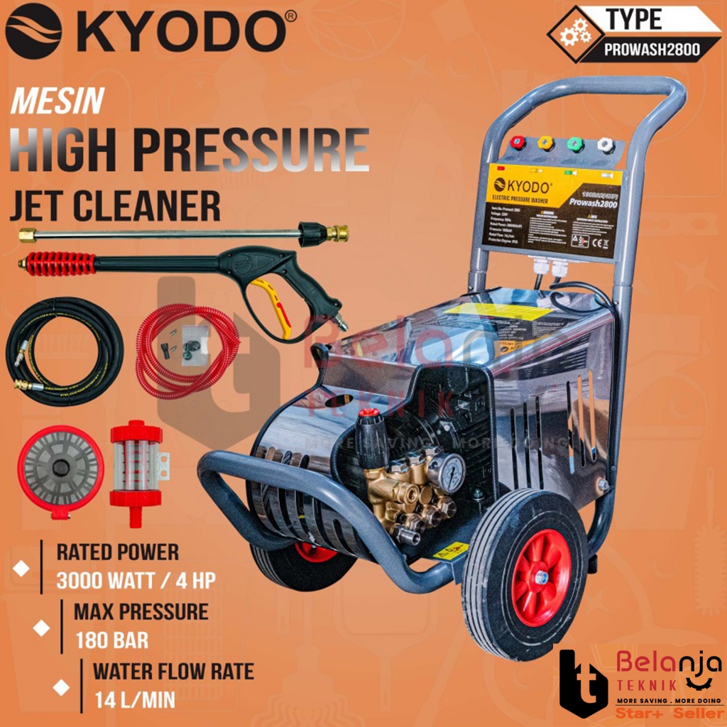 Jual Mesin Cuci Kendaraan Mobil Motor Kyodo Prowash 2800 Jet Cleaner ...