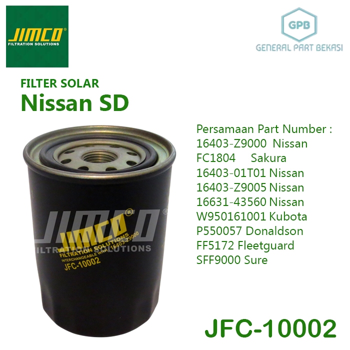 Jual Filter Solar Atas Nissan SD FC-1804 Jimco JFC-10002 | Shopee Indonesia