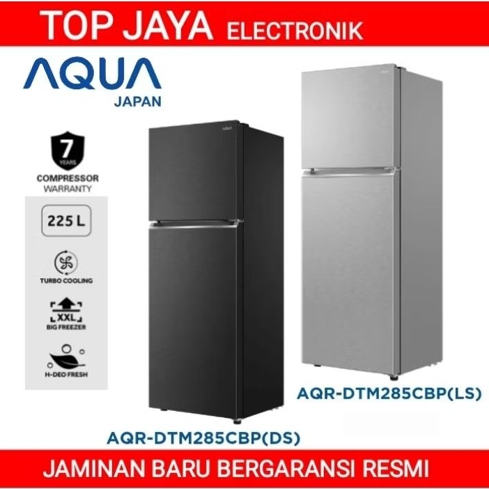 Jual KULKAS AQUA 2 PINTU AQR-DTM285CBP/DS/LS.AQUA KULKAS 2 PINTU AQR-DTM285CBP NEW SERIES ...