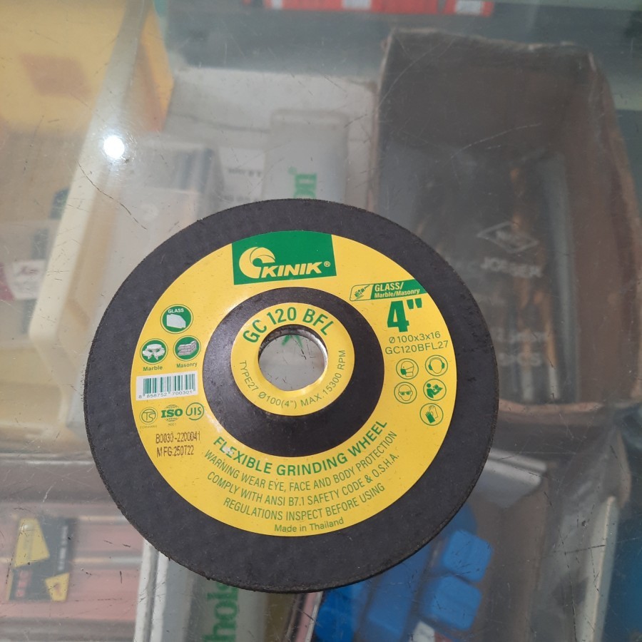 Jual Batu Gerinda Gurinda Flexible 4 Poles Granit Kaca Tipe GC 120 ...
