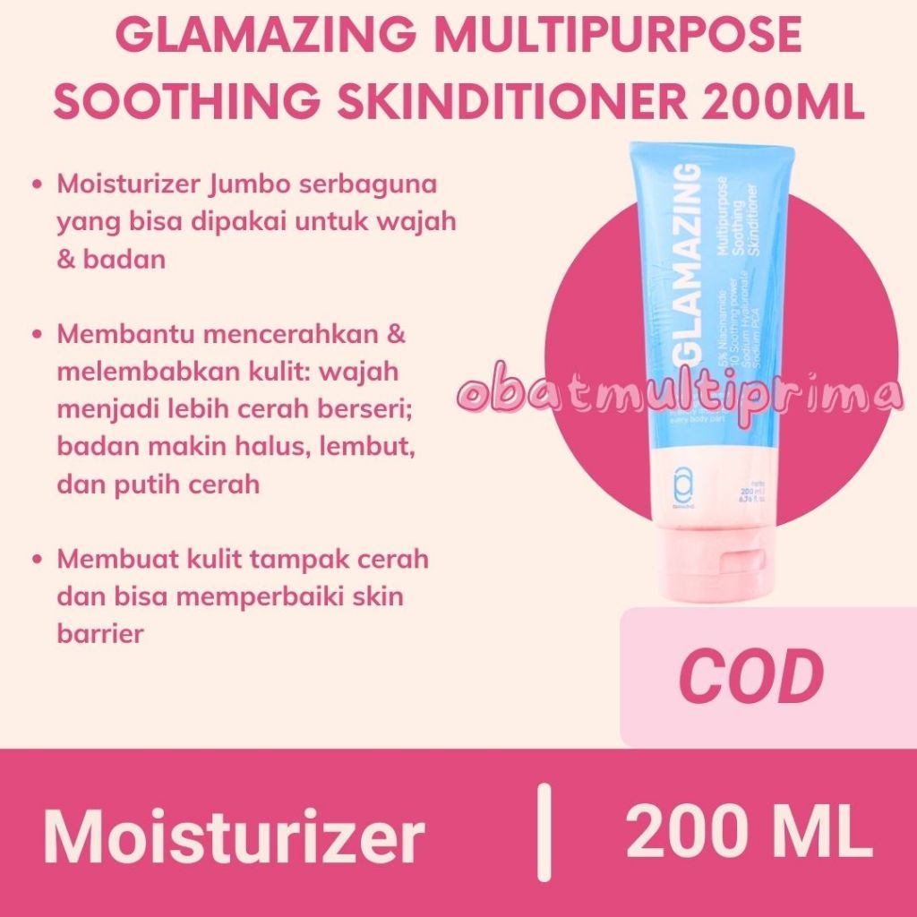 Jual Glamazing Multipurpose Soothing Skinditioner / Moisturizer Jumbo ...