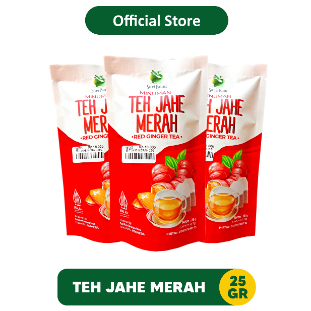 Jual Minuman Instan Teh Jahe Merah 25gr / 5 Kantong | Oleh Oleh Khas ...
