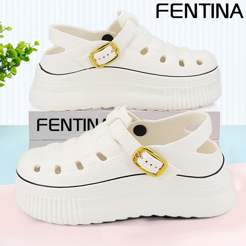 Jual FENTINA Sandal Wanita Wedges Tinggi Sandal Baim Wanita Wedges FUJI ...