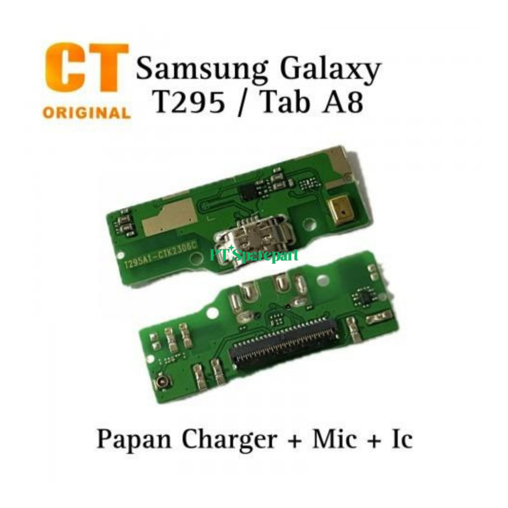 Jual Original CT Ada IC - Papan PCB Konektor Charger + MIC Handsfree Samsung Galaxy TAB A 8.0 ...