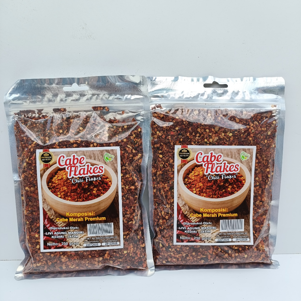 Jual CABE GILING KASAR - CHILI FLAKES CABE KASAR 500 GR - 1 KG CABE ...