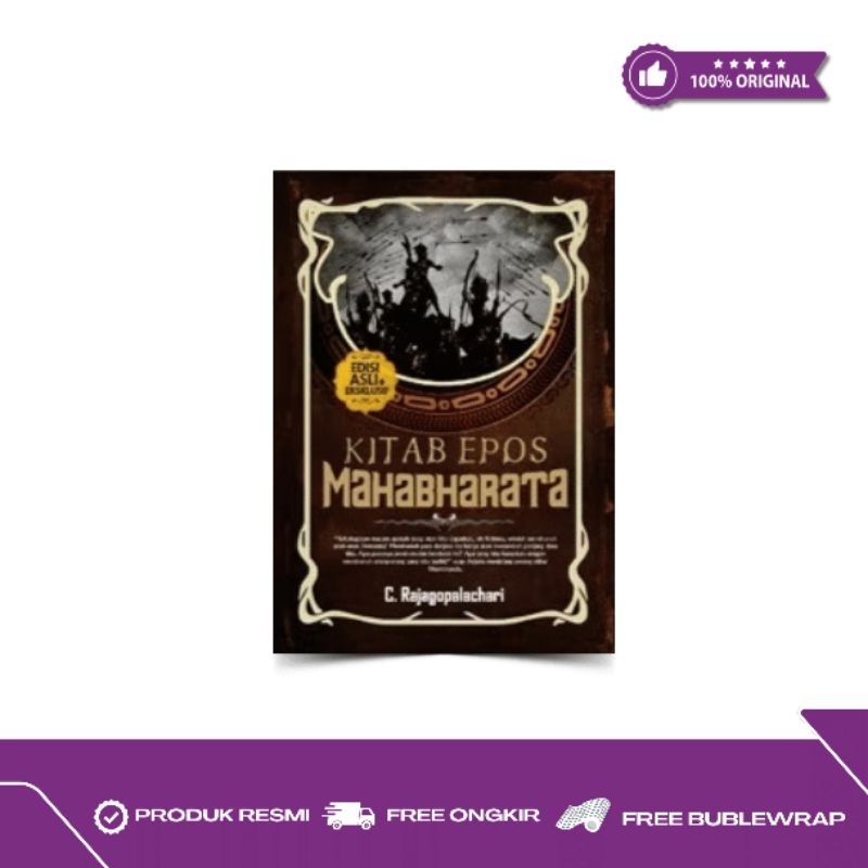 Jual Buku Kitab Epos Mahabharata Hc | Shopee Indonesia