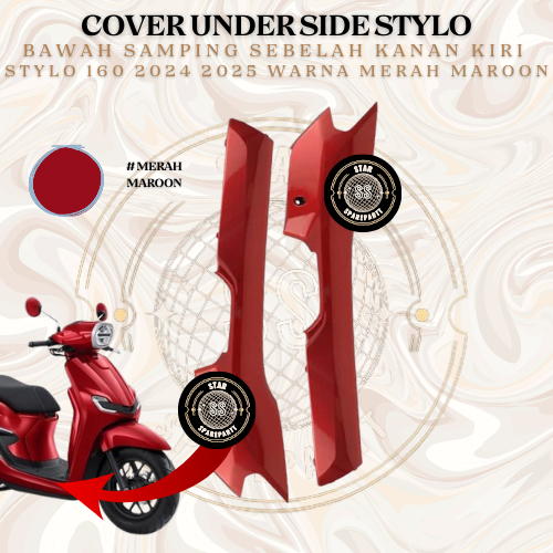 Jual Cover under side STYLO bawah samping Kanan-Kiri STYLO 160 2024 ...