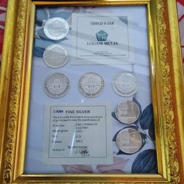 Jual Koin Perak 1 Dirham Antam not Wakala IMN Silver Coin Rare Logam ...