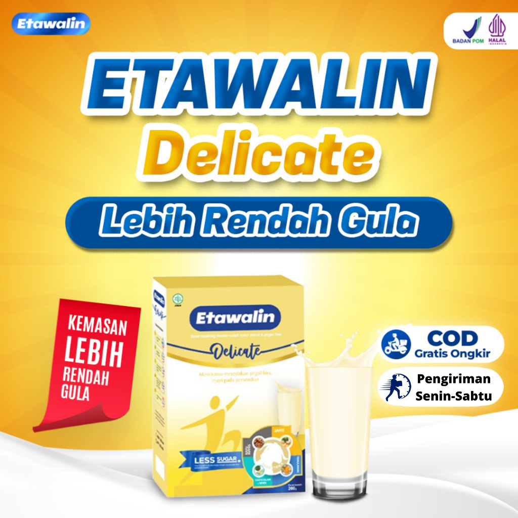Jual Etawalin Delicate Less Sugar 200 gr Atasi Nyeri Sendi dan Tulang ...