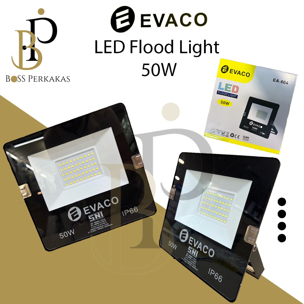 Jual Lampu Sorot 50W Evaco / LED Floodlight 50W Evaco | Shopee Indonesia