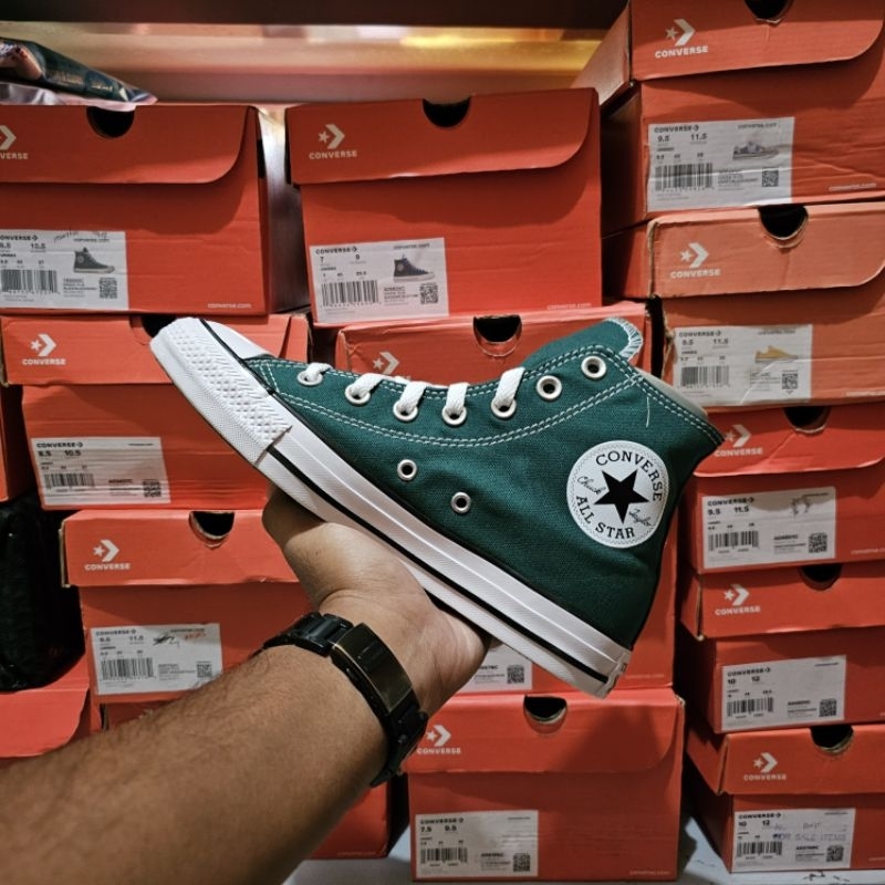 Jual CONVERSE CT GREEN ORIGINAL - UKURAN 38 | Shopee Indonesia