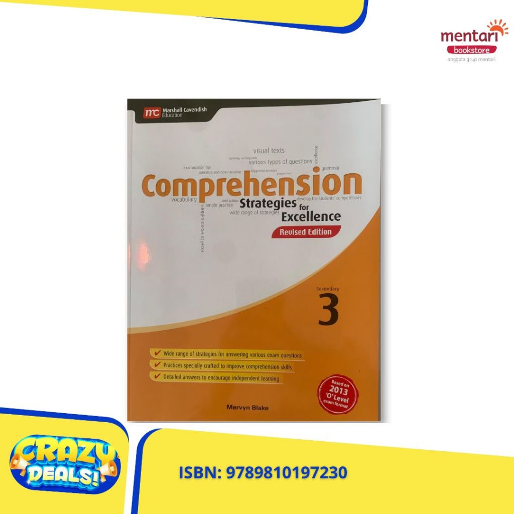 Jual Comprehension Strategies for Excellence Secondary 3 | Shopee Indonesia