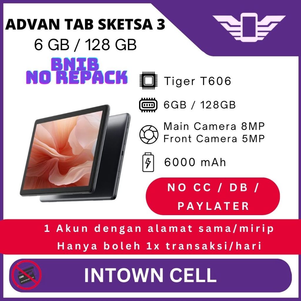Jual ADVAN TAB SKETSA 3 6/128 - GARANSI RESMI | Shopee Indonesia