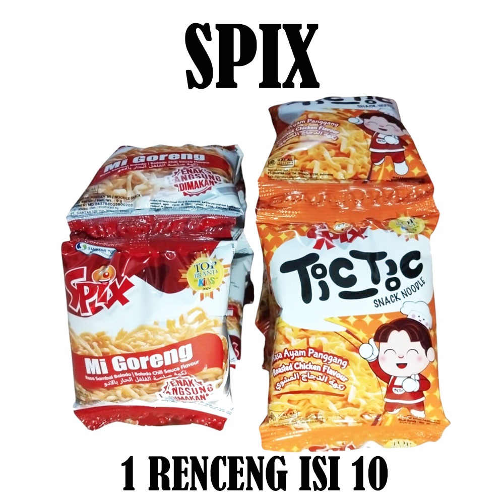 Jual SPIX MI GORENG / TIC TIC RENCENG ISI 10 | Shopee Indonesia