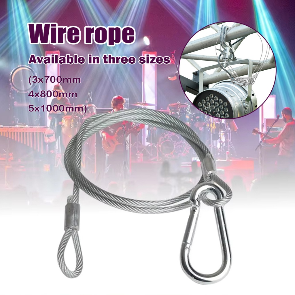Jual Lampu Meja Tali Pengaman Tali Sling /Gantungan Carabiner Wire Key ...