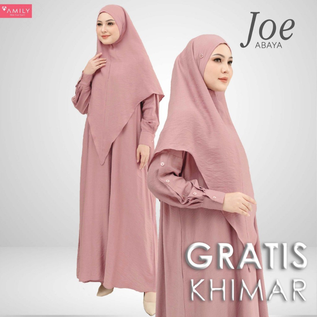 Jual GAMIS HAJI UMROH SET KHIMAR - JOE SET BY AMILY HIJAB DRESS SYARI ...