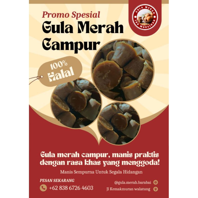 Jual Gula Merah Campur “Marlong” Khas Barabai Per 1 Kg | Shopee Indonesia
