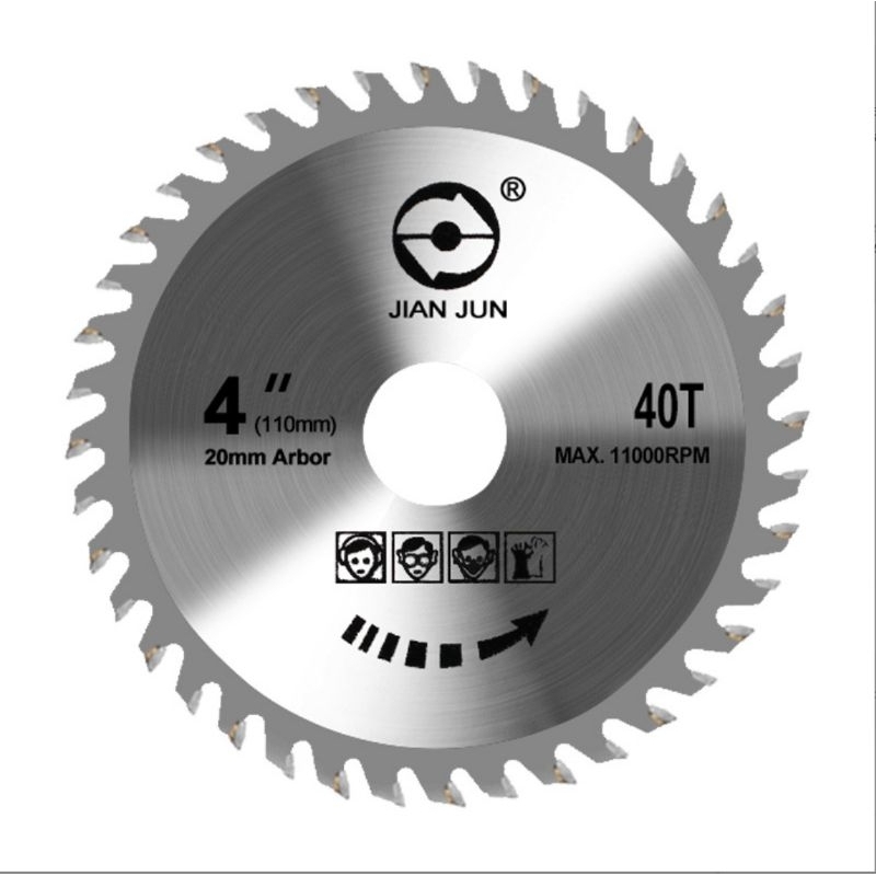 Jual mata gerinda gergaji potong kayu papan circular saw Blade 4inch 40T | Shopee Indonesia