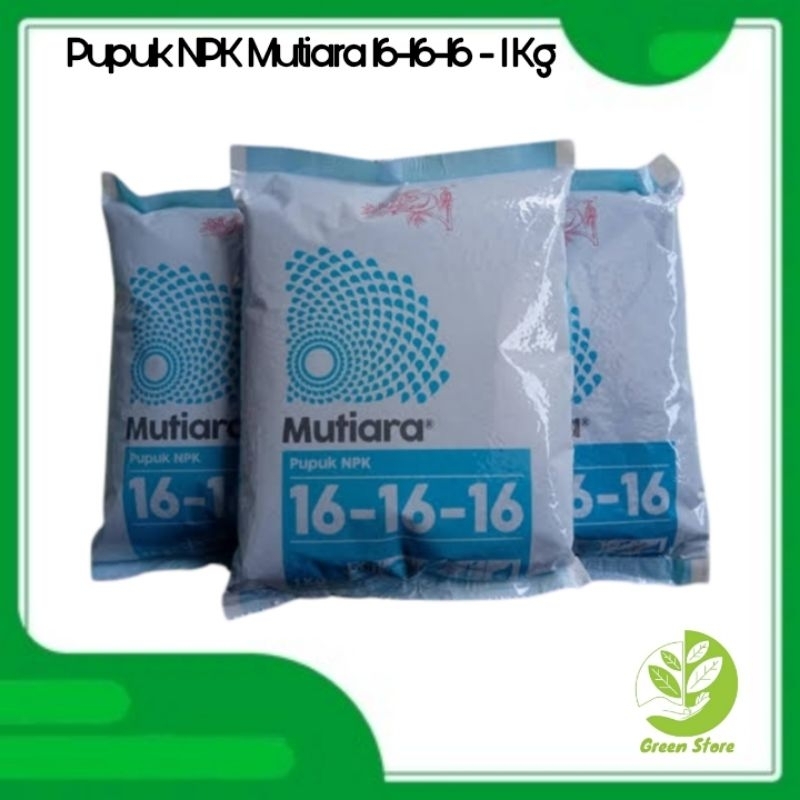 Jual Pupuk Meroke Npk Mutiara 16 16 16 Kemasan Pabrik 1kg | Shopee Indonesia