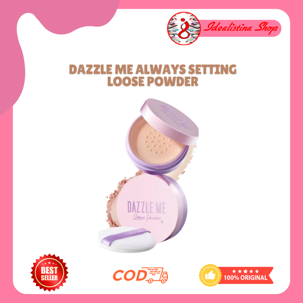 Jual DAZZLE ME Always Setting Loose Powder | Shopee Indonesia