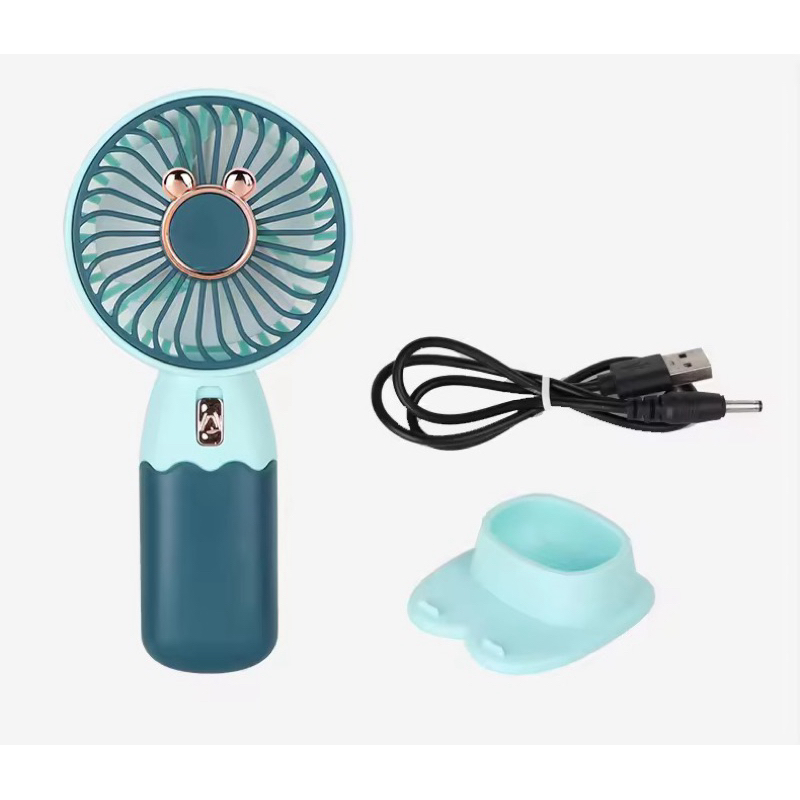 Jual [NEW BUT UNSEALED] GOOJODOQ Mini Exhaust Fans Can Be Handheld Cute ...