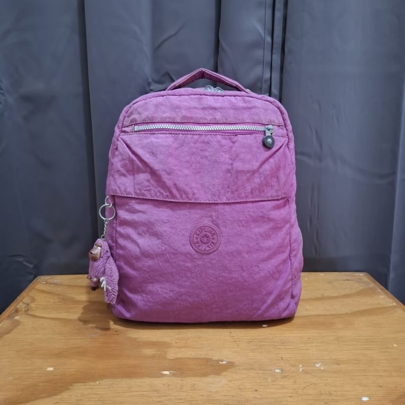 Jual Kipling Ransel Backpack Nylon in Purple | Shopee Indonesia