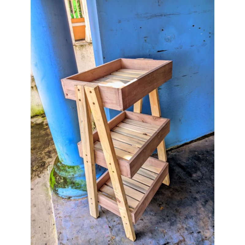 Jual RAK DISPLAY 3 TINGKAT (RAK BUAH,RAK SAYUR,RAK SNACK,RAK TELUR,DSB ...