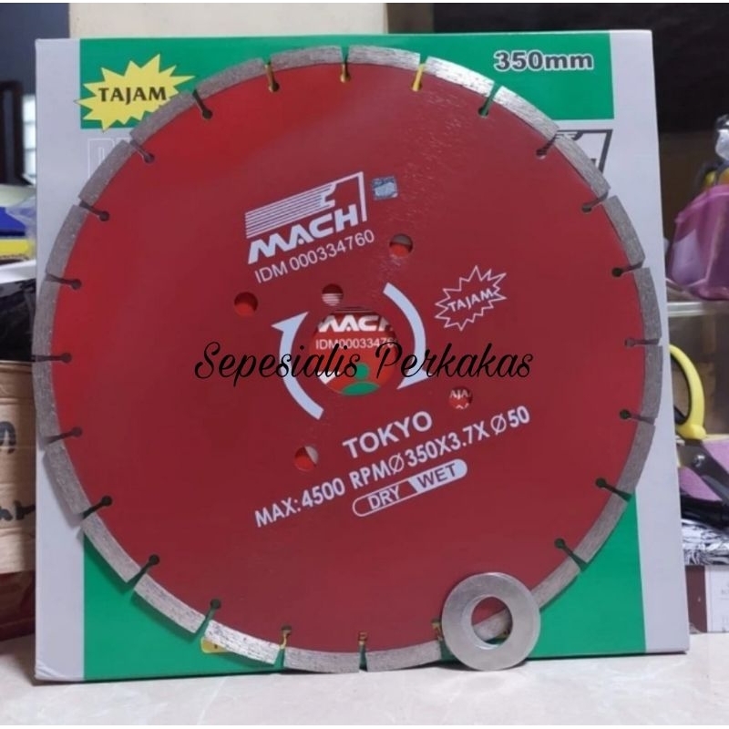 Jual Diamond Wheel Tokyo 14 Inch 350mm Mata Gerinda Pisau Potong Batu ...