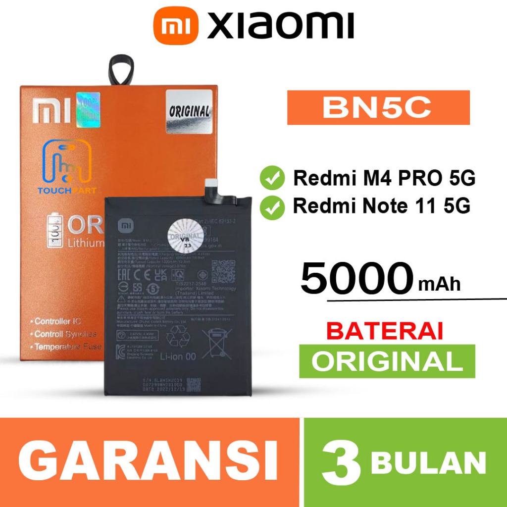 Jual BATERAI BATRE XIAOMI REDMI NOTE 11 5G / PCO M4 PRO 5G / BN5C ...
