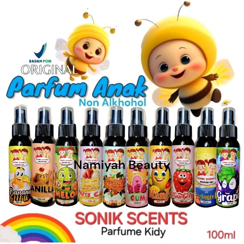 Jual Parfum Anak Perempuan Parfum Kidy Sonik Scents Original Non ...