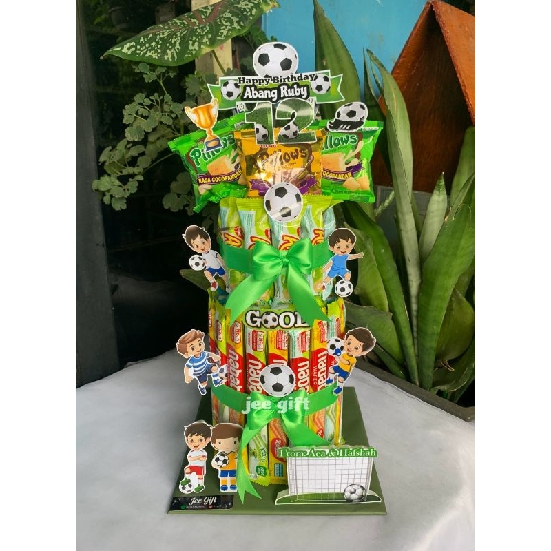 Jual Tower snack karakter Tayo/Pororo/cake snack ultah/gift/hadiah ...