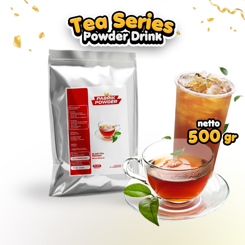 Jual Powder Aneka Rasa Teh 500 gram , Tea series Powder Drink, Bubuk ...
