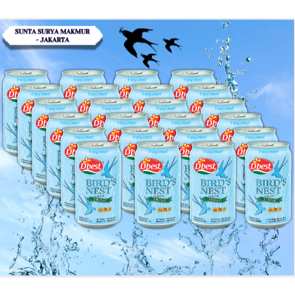 Jual Minuman Kaleng D'Best Birdnest 320ml 1 Carton isi 24 Pcs | Shopee ...